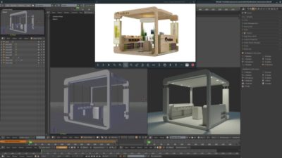 Design de stands para feiras com Blender - Allan Brito